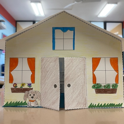 House Craft for Kids: Printable Papercraft - Etsy