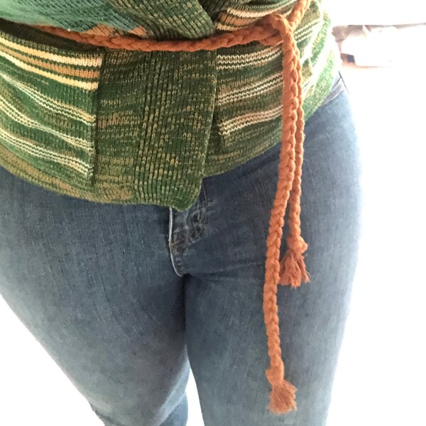 Twisted Rope Belt, Cream Color Belt in Boho Style, Stylish Belt ...