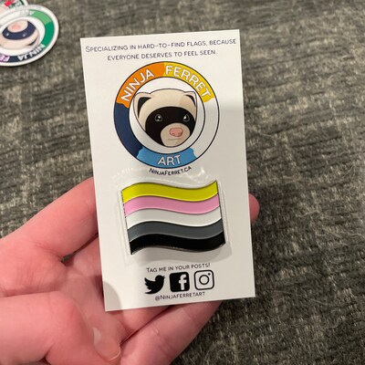 Aro Ace Spectrum Pride Flag Enamel Pins Soft Enamel Lapel Pins ...