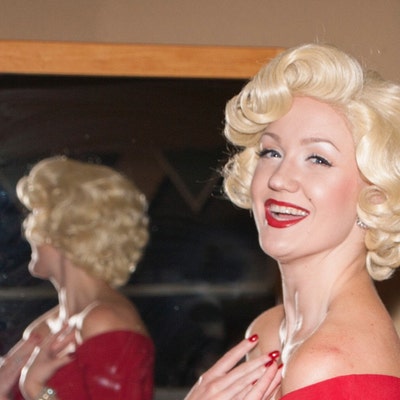 Lace Front Short Blonde Retro Curly Vintage Doris Day Style Heat ...