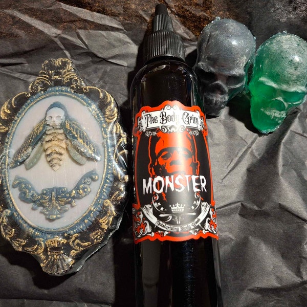 Monster Body Wash | 16 Oz Gothic Body Wash for Men | Mahogany, Teak ...