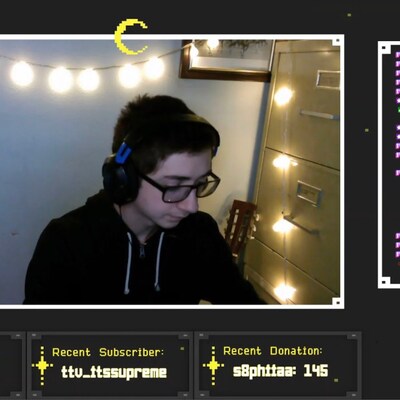 Twitch Stream Overlay Package Retro DS Gaming Consol Pictochat Theme ...