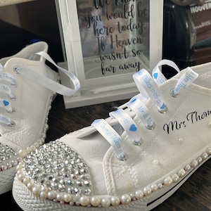 Personalised Wedding Shoe Vinyl Sticker Decal With Name & Date - Etsy