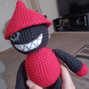 FNF True Expunged Plush Custom FNF Crochet Doll - Etsy Singapore