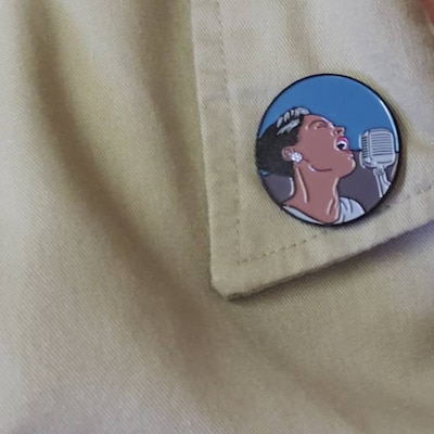 Billie Holiday Soft Enamel Pin - Etsy