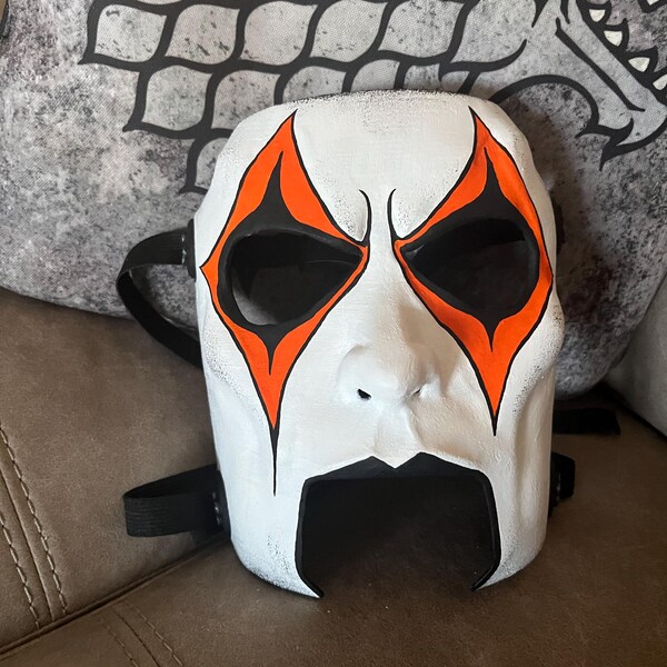 Blue Masquerade Mask for Women, Full Face Masquerade Mask, Gold ...