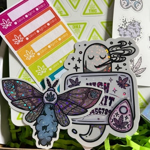 Clear Marijuana Icons Mix Sampler 1 Marijuana Stickers Weed - Etsy