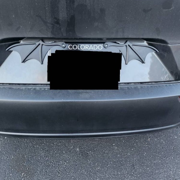 License Plate Bat Wings (universal Fit) - Etsy