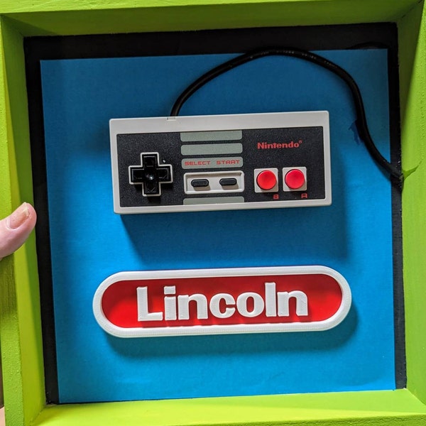 Custom Nintendo Style Name Sign/nameplate - Etsy