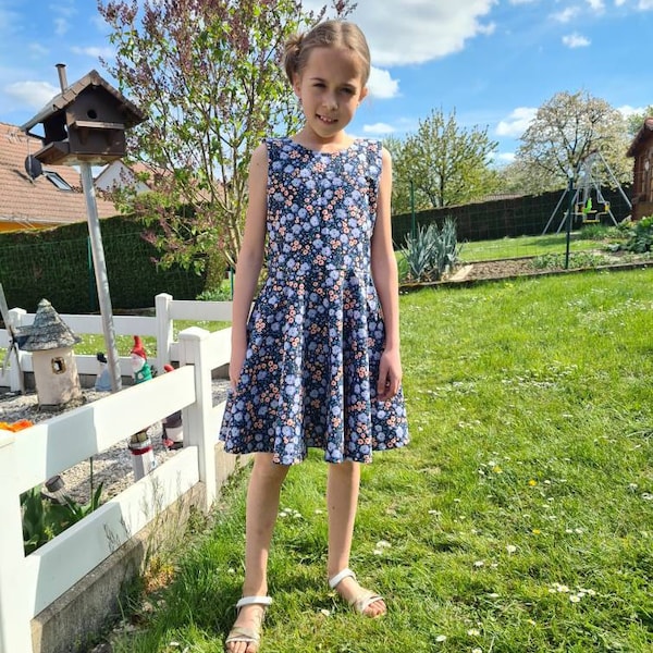 MACHICO Children's Dress - Sewing Pattern PDF - Sizes 2 to 14 Years - Etsy