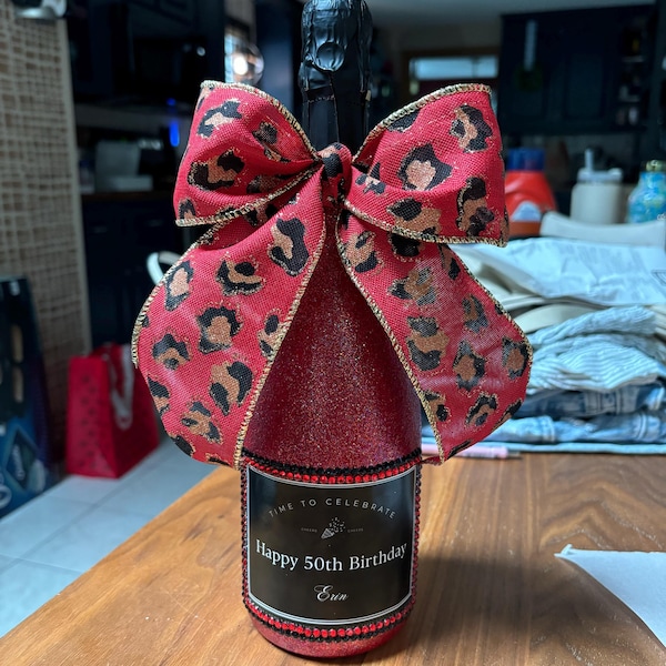 Digital Download Prosecco Label, Custom Prosecco Label, Champagne ...