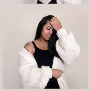 Downtown Cardigan Knit Pattern - Etsy