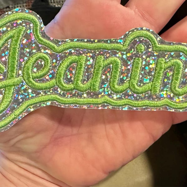 18 Personalized Text Heart Patch, Custom Name Patch, Name Tag, Iron on Patch, Heart Patch ...