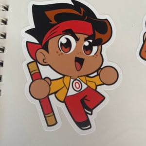 Chibi Party MK and SWK Cardboard Cutout Sticker 3 Inch Matted Sticker ...