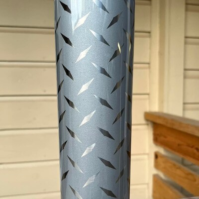 Diamond Plate Wrap SVG, DXF, PNG, Pdf, 20 Oz Skinny Tumbler Template ...