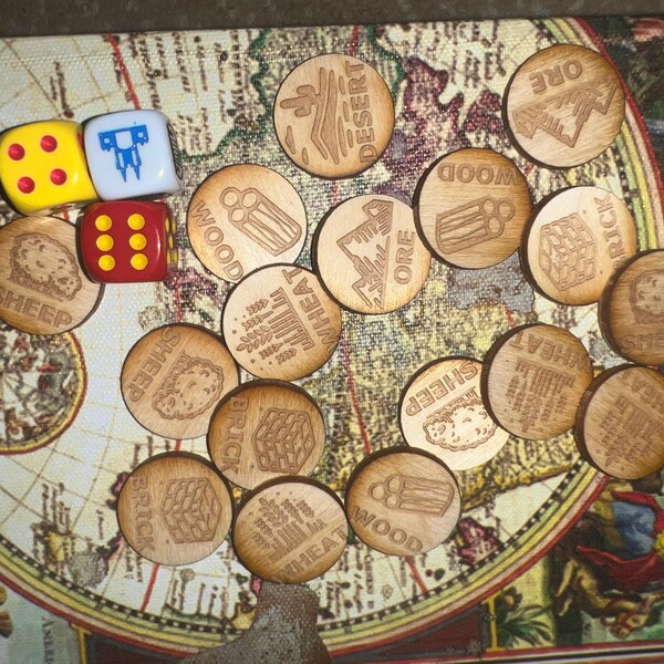 Settlers of Catan Board Game Bundle 6 Players Board & Accessories ...