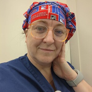 Scrub Caps Louisiana State University Tigers Tone on Tone Fabric ...