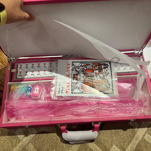 Mahjong Set Personalized: Hand Painted Monogramed Box With Full Mahjong ...