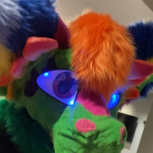 FREE SHIPPING 3D Printed Fursuit Splat Eyes Slime Eyes 3D - Etsy