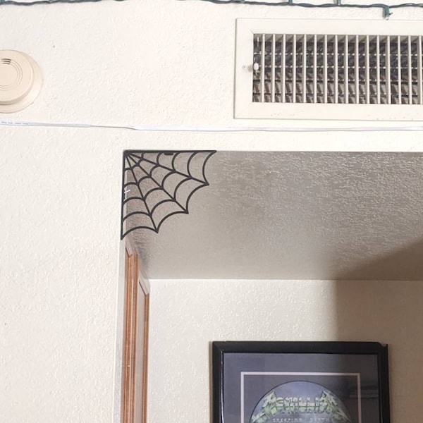 Spiderweb Corner Decor - Etsy
