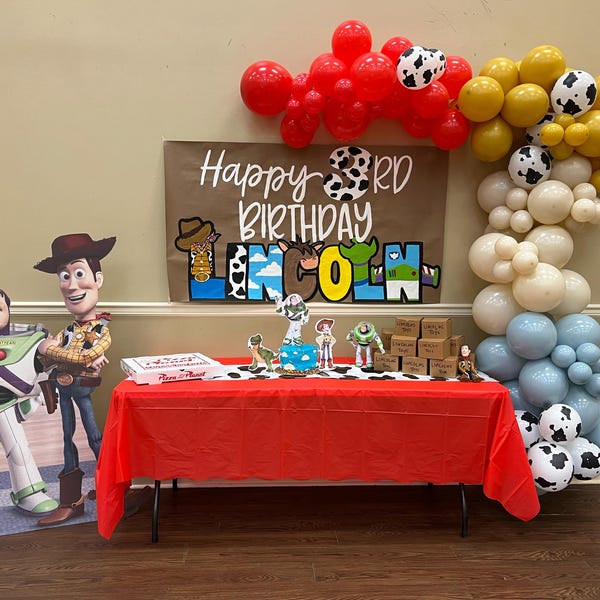 Muted Retro Toy Story Themed DIY Balloon Garland Kit | Toy Story Party ...