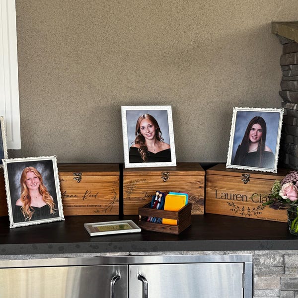 Rustic Family Tree Keepsake Box | Laser Engraved Tree of Life Memory ...