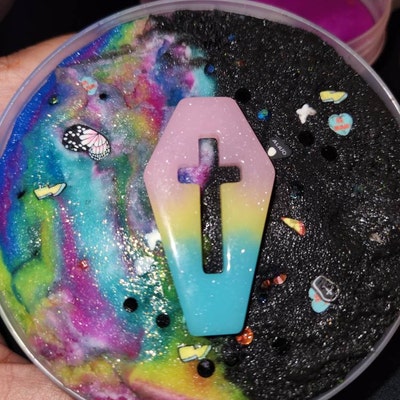 Wednesday Addams Themed Icee Slime Mystery Spooky Scented Slime ...