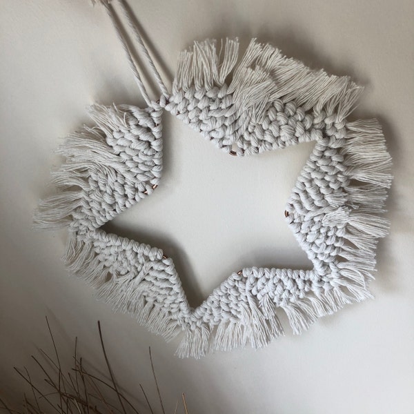 Boho Macrame Star / Star Dream Catcher / Star Macrame / Star Wall ...