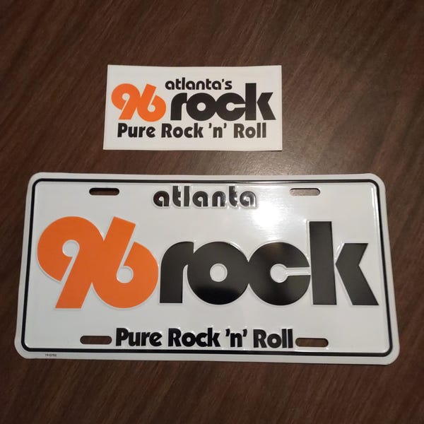 96rock License Plate (beautiful Reproduction) - Etsy