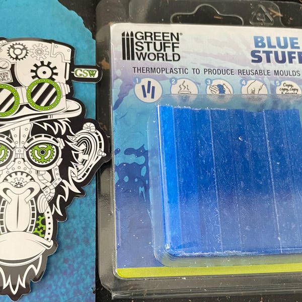 Blue Stuff - 8 Bars - Make Instant Moulds With Water - REUSABLE ...