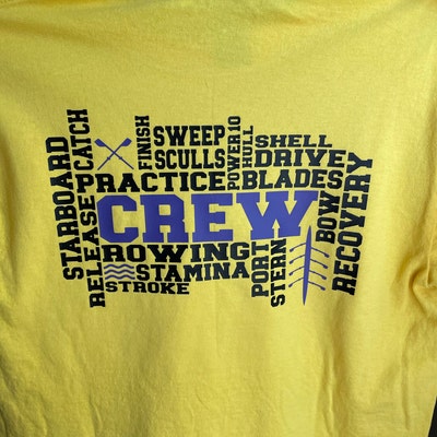 Crew Word Art Svg Crew Cut File SVG EPS DXF Rowing Silhouette Cricut ...