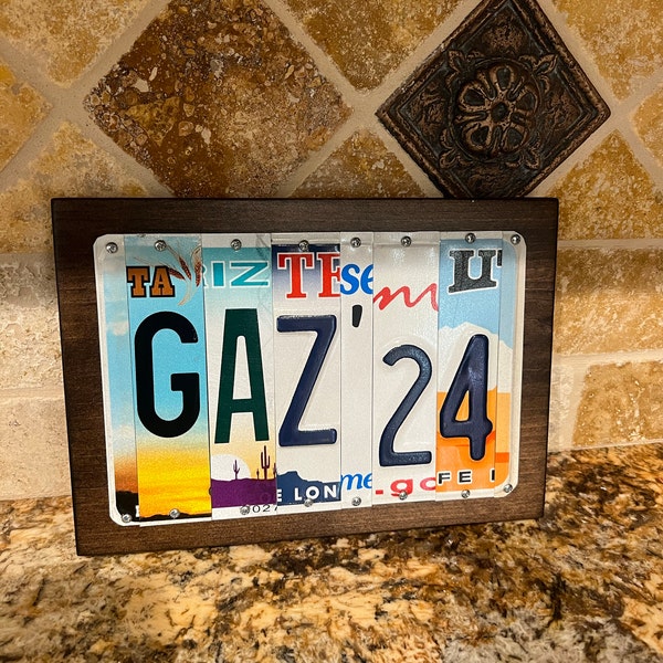 Happy Campers Custom License Plate Sign RV Life Camping Sign - Etsy