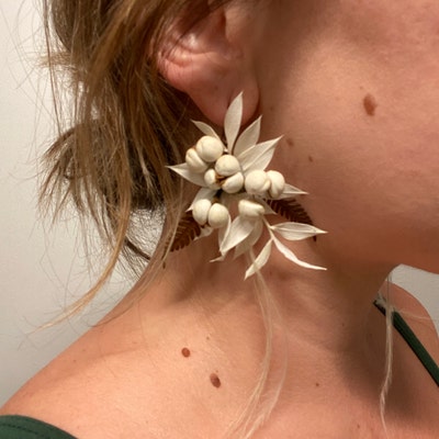 Boho Wedding Cake Toppers Dried Floral Cake Topper Boho Wedding Cake ...