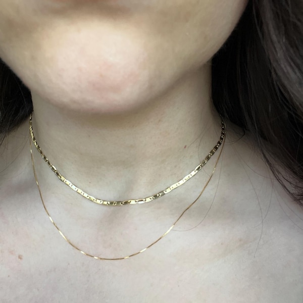 2.7-5.0mm Laser Cut Rope Chain Necklace Men Women Twisted Link Chain 16 ...