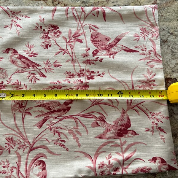 French General Aviary Toile Bird Blue Indigo Ivory Throw Pillow Cover ...