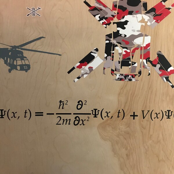 Schrödinger's Cat Equation Vinyl Bumper Sticker. Flaunt Your Inner Nerd ...