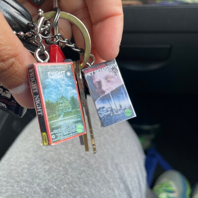 Miniature VHS Inspired Movie Keychain Charm Tons of Titles You - Etsy