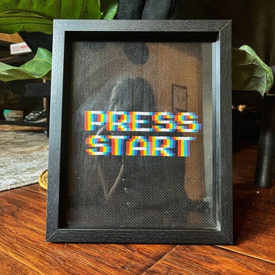 Game Over 4-in-1 Cross Stitch Pattern - Etsy