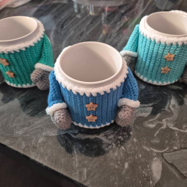 Crochet Christmas Mug Jumper Pattern - English Only - Etsy