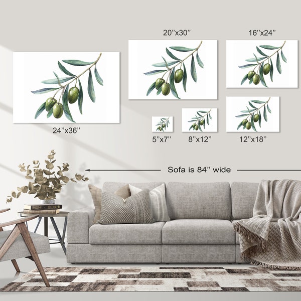 Portrait Canvas Wall Art Size Guide, Canvas Print Size Guide, Wall Art Display Guide, Canvas ...