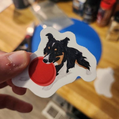 Personalized Dog Stickers Hand Drawn Custom Pet Sticker, Custom Dog ...