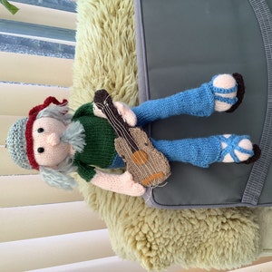 Knitting Pattern. PDF Digital Download. Santa Claus Shelf Sitter ...