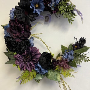 Intention Set Lg Mushroom Wreath/ With Spell-jar/ Crystals and - Etsy