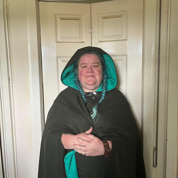 Hooded Cloak With Arm Slits, Medieval Cloak, Viking Cloak, Hooded Cape ...