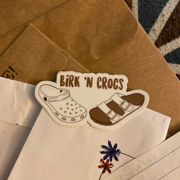 Beware of Crocs Sticker - Etsy