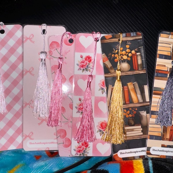 Cloud-themed Bookmarks Set or Individual Just One More Chapter Bookmark ...