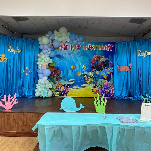 Under the Sea Party Decorations | Underwater Theme Party | Sea Theme ...