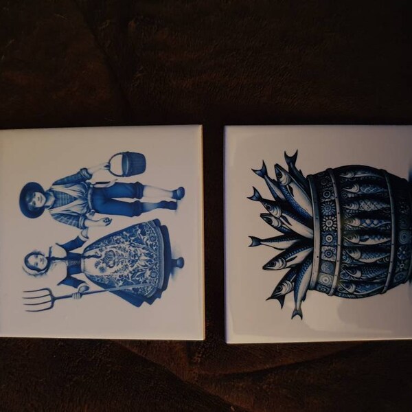 Delft Blue Macaron, Delft Blue Tile, Tile, Delft Blue Tiles, Delft Blue ...