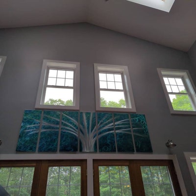 Lighted Metal Wall Art-metal Wall Sculpture color Changing Wall Art ...