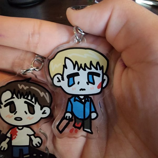 MOUTHWASHING Keychains + Stickers, Anya, Curly, Daisuke, Swansea, Jimmy ...